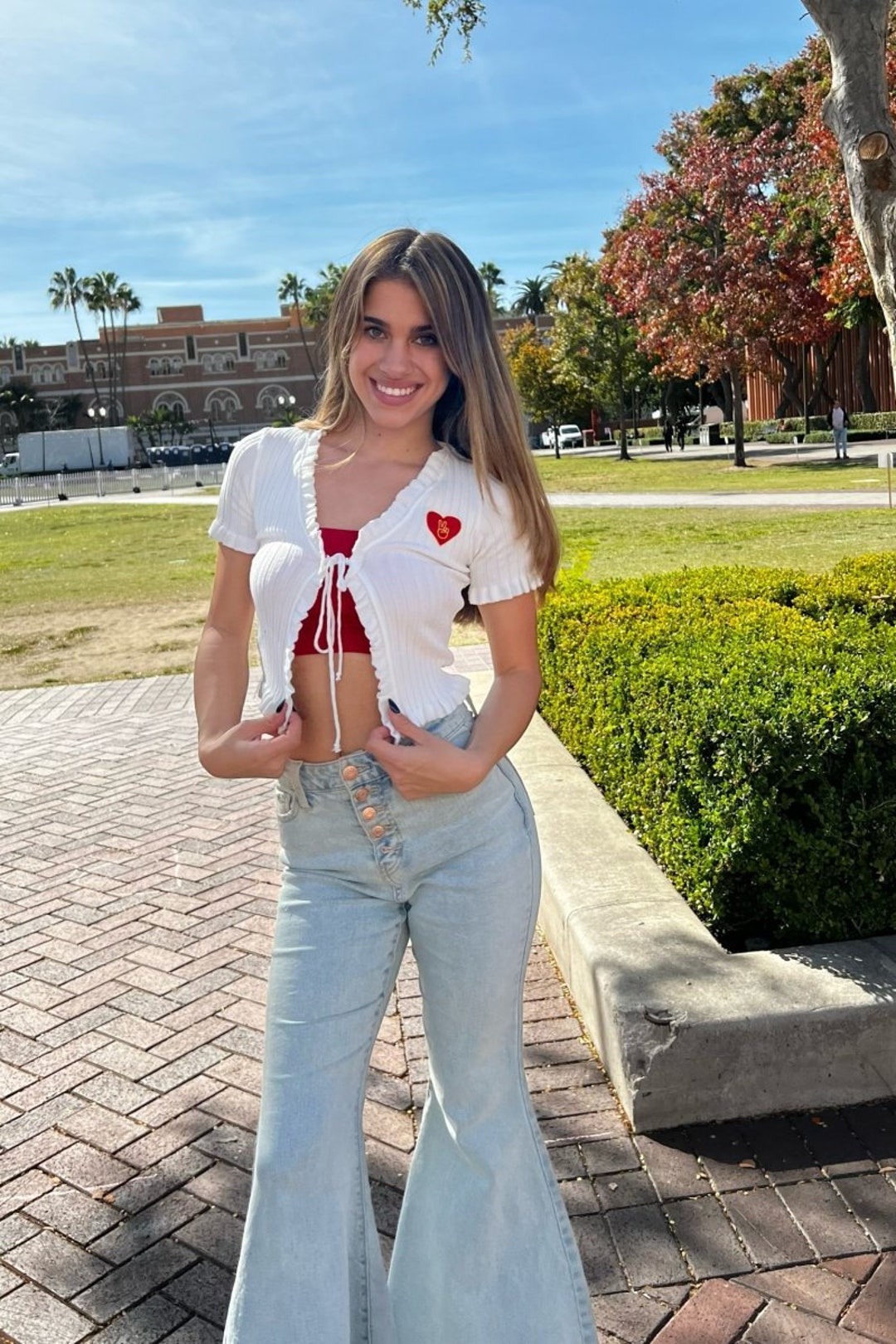 Trojan Tie Top - Izzy & Riley Collection - Etsy