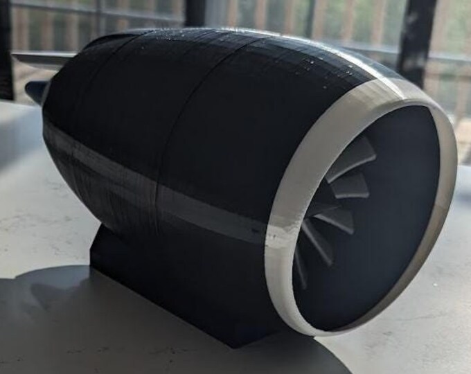 3D Printed Aircraft Turbofan Engine Model Jet Engine, Aviation ...