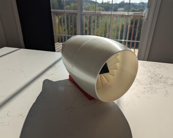 3D Printed Aircraft Turbofan Engine Model Jet Engine, Aviation ...