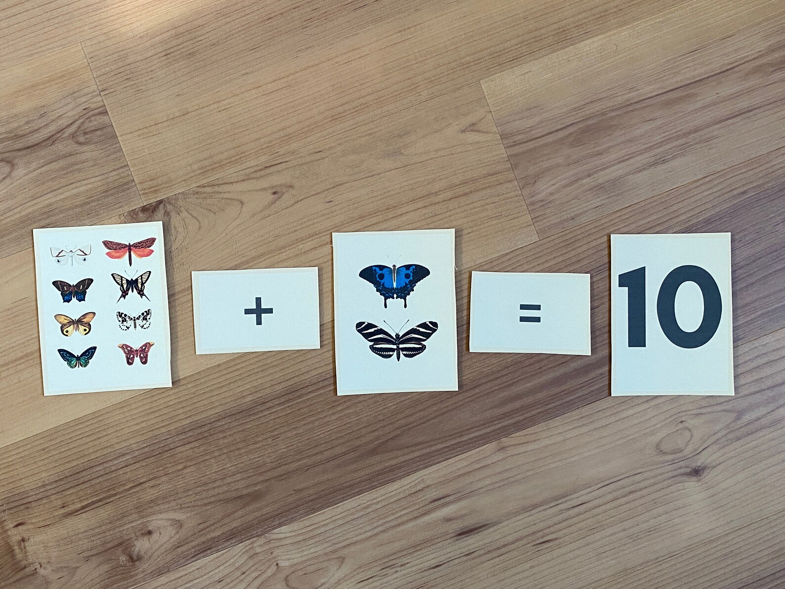 Number Flash Cards, Counting Flashcards, Math Flashcards, Matching Game ...