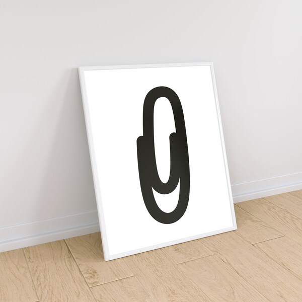Paperclip Wall Art - Etsy
