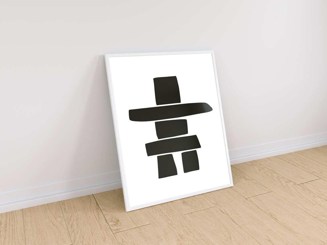 Inukshuk Poster - Etsy