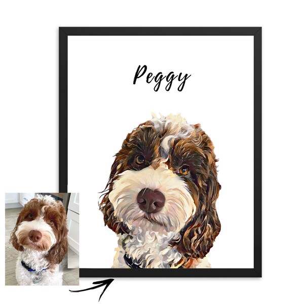 Pet Portrait From Photo - Etsy