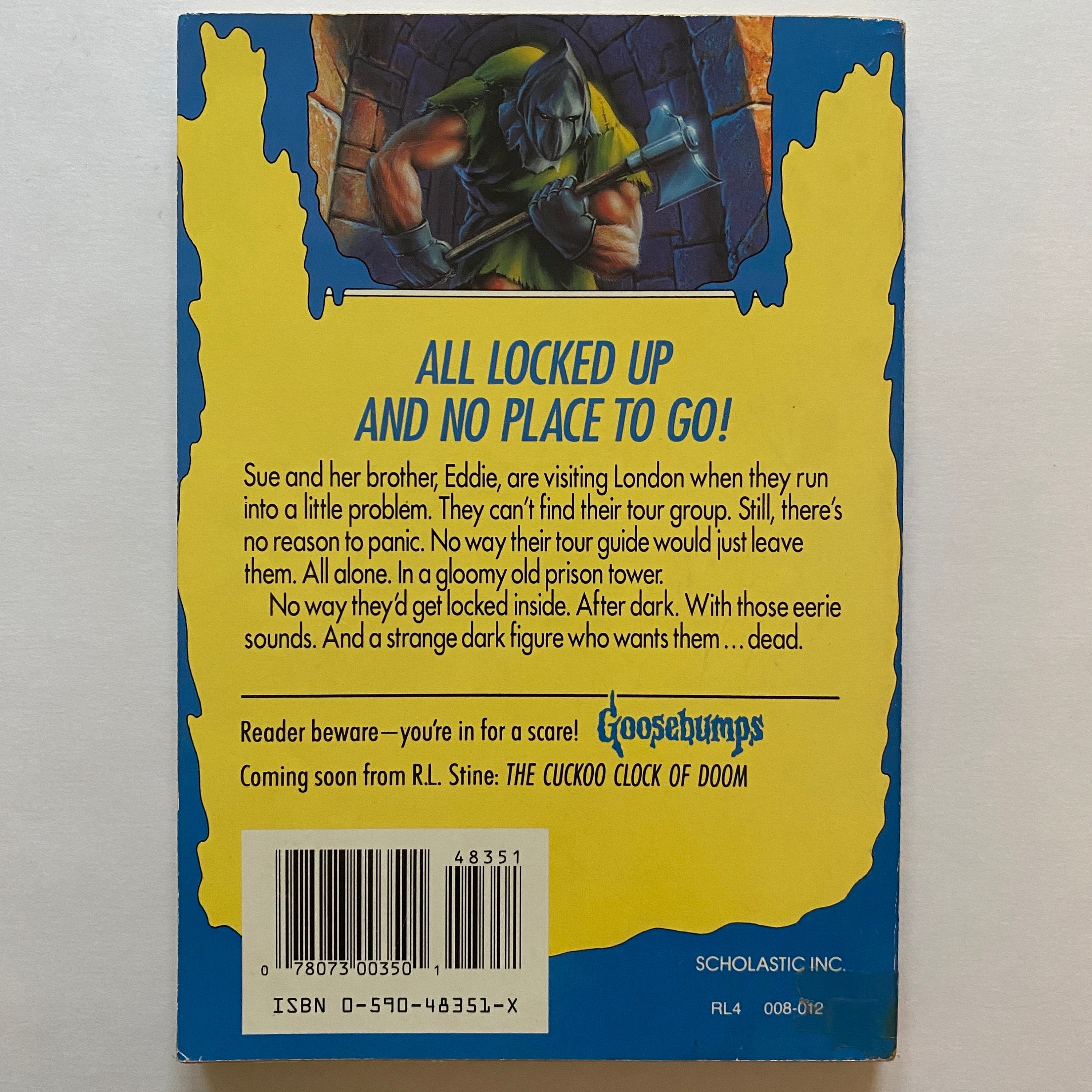 Goosebumps 27 A Night in Terror Tower Paperback Book by RL - Etsy