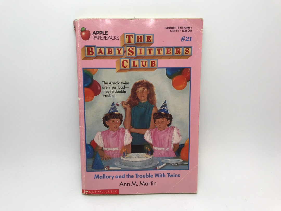 The Babysitters Club #21 Mallory and the Trouble With Twins Paperback ...
