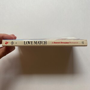 1981 Sweet Dreams #10 Love Match Paperback Book by Janet Quin-harkin - Etsy