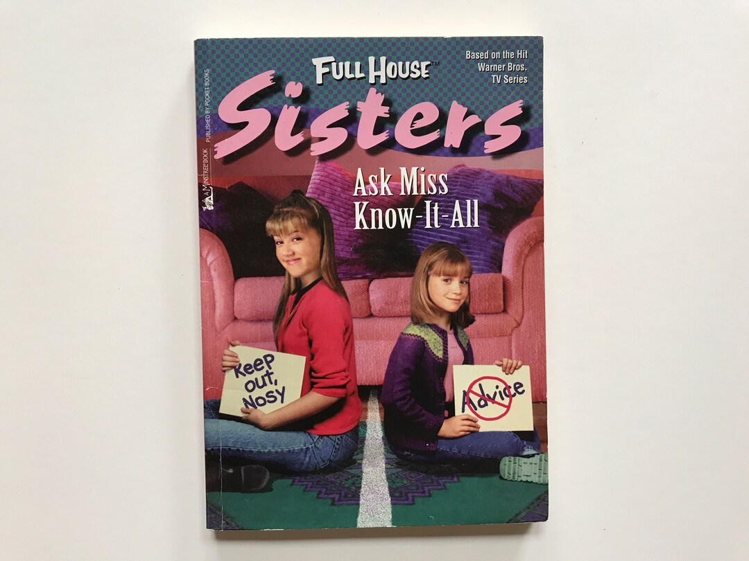 Full House Sisters Ask Miss Know It All Paperback Chapter Book - Etsy
