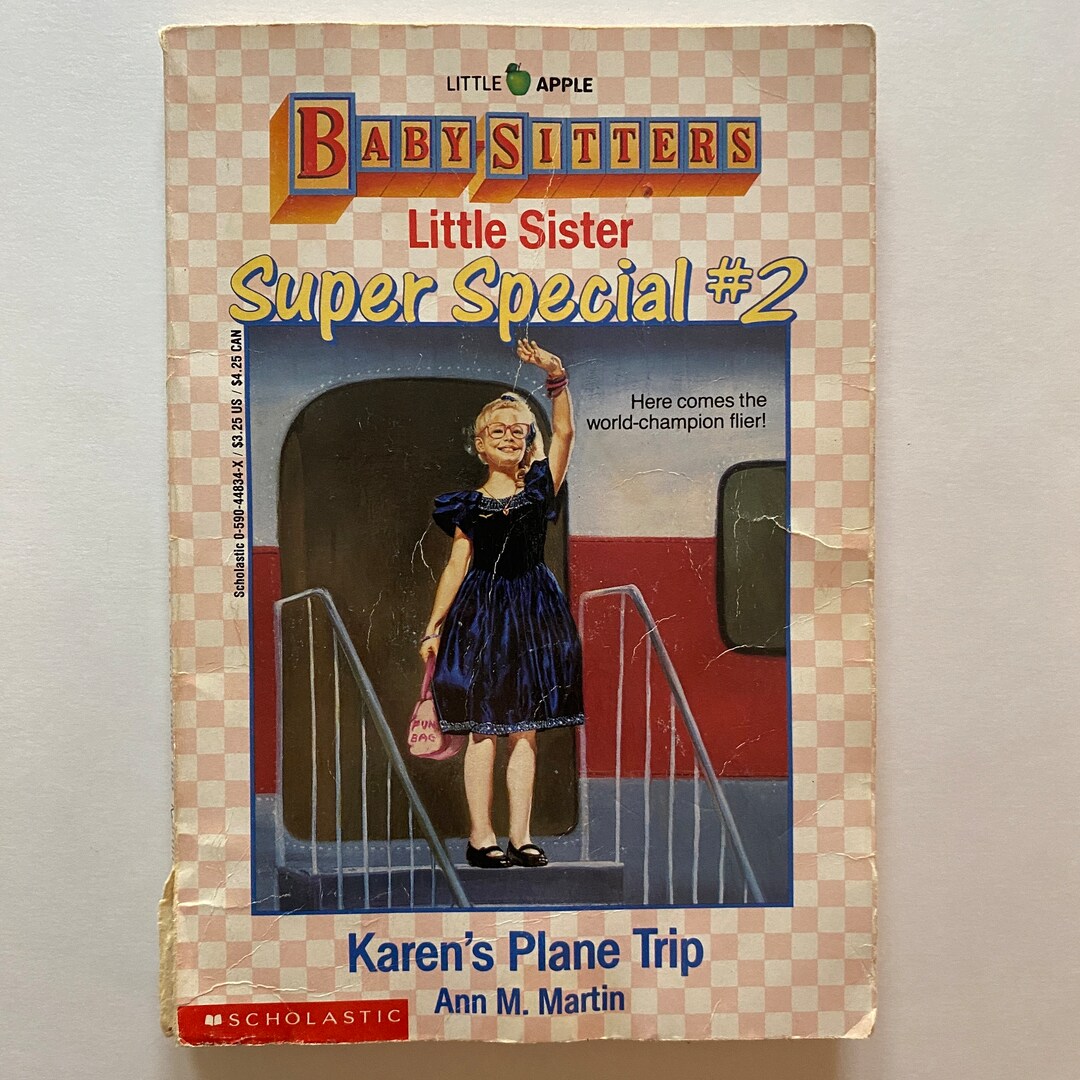 Babysitters Little Sister #2 Super Special Karens Plane Trip Paperback Chapter Book by Ann M ...