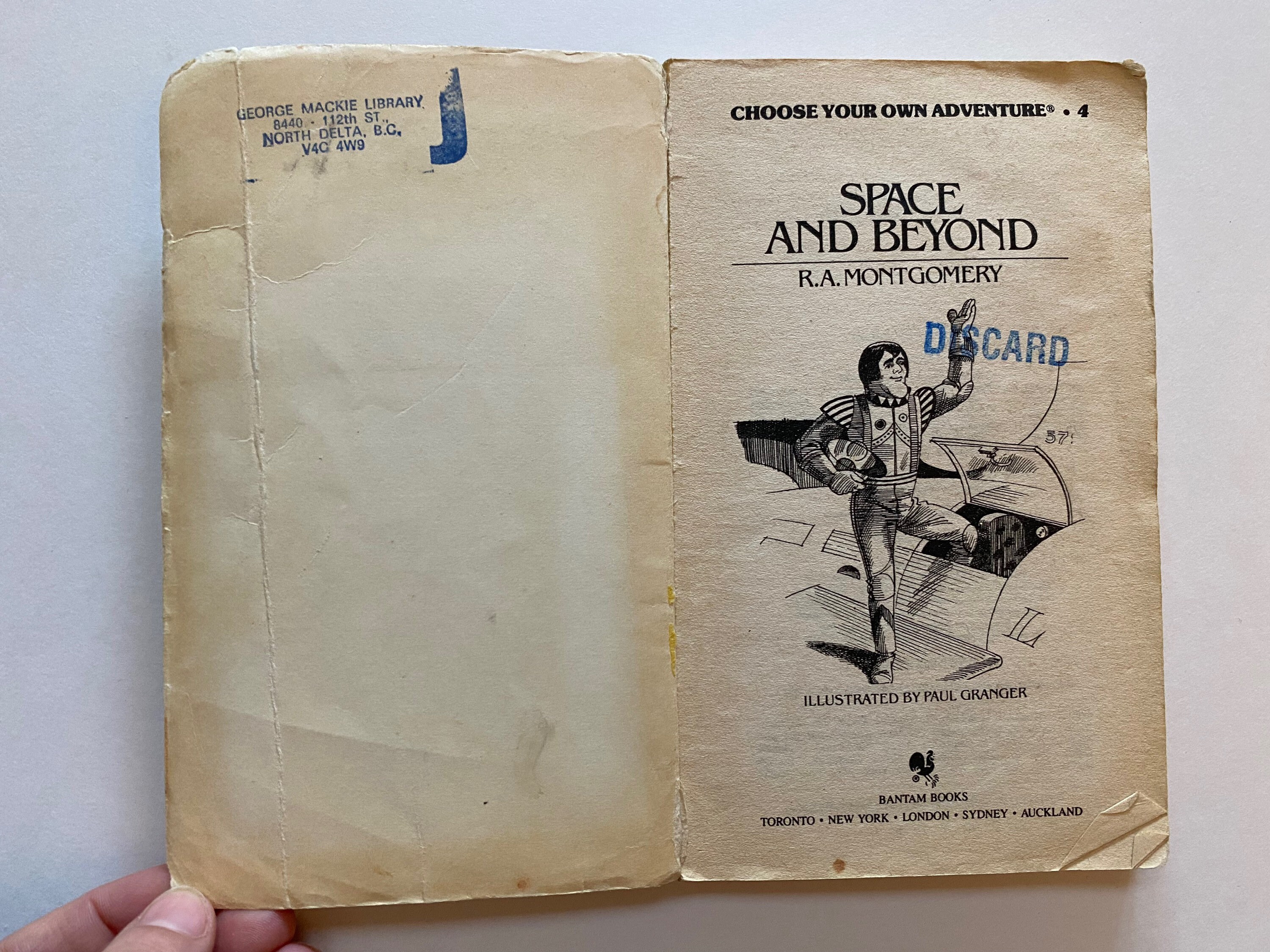 Choose Your Own Adventure #4 Space and Beyond Paperback Chapter Book - Etsy