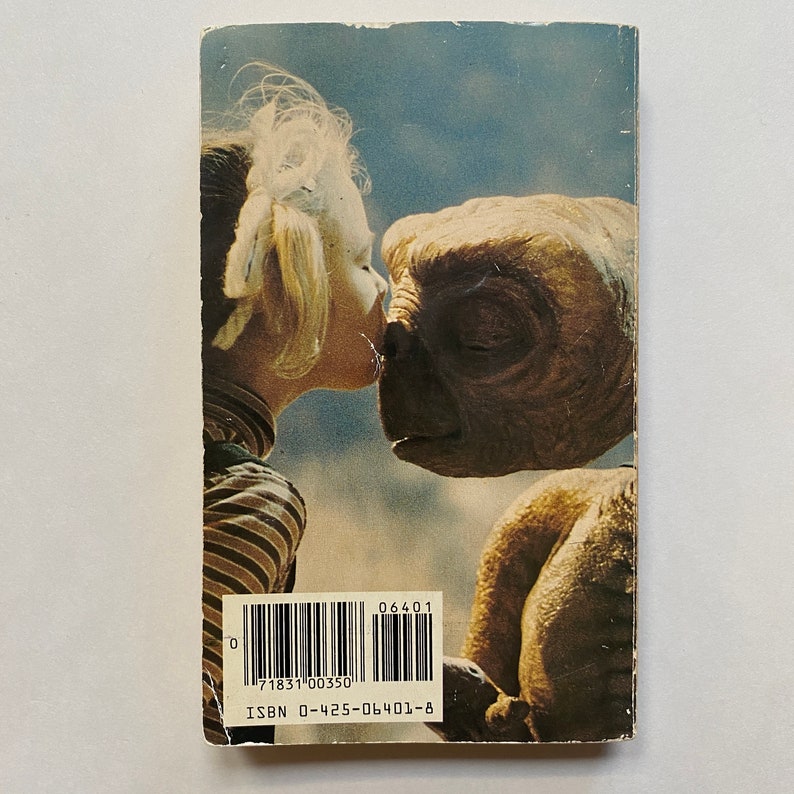 1982 E.T the Extra Terrestrial Novelization Paperback Book 80s Berkley ...