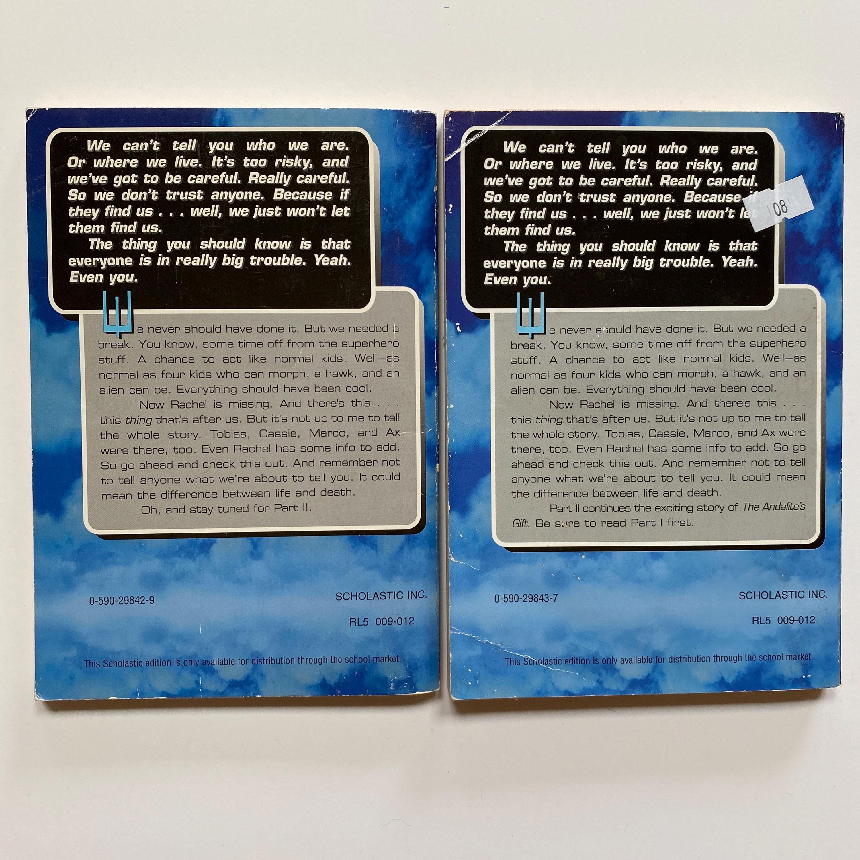 Animorphs Megamorphs Part 1 + 2 the Andalites Gift Paperback Chapter ...