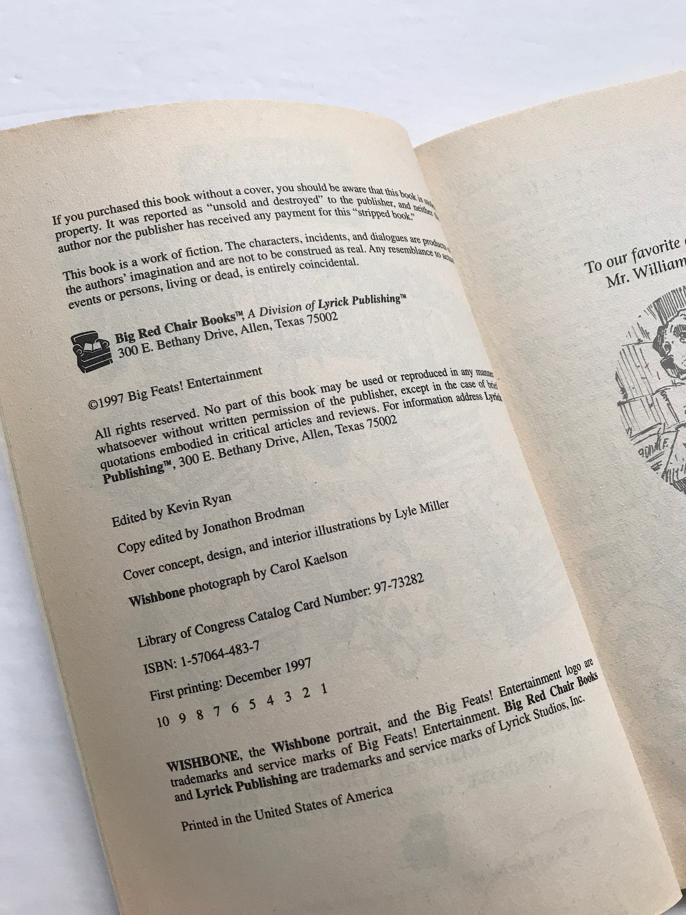 Wishbone Mysteries #3 Mystery of the Wayward Books Paperback Chapter ...