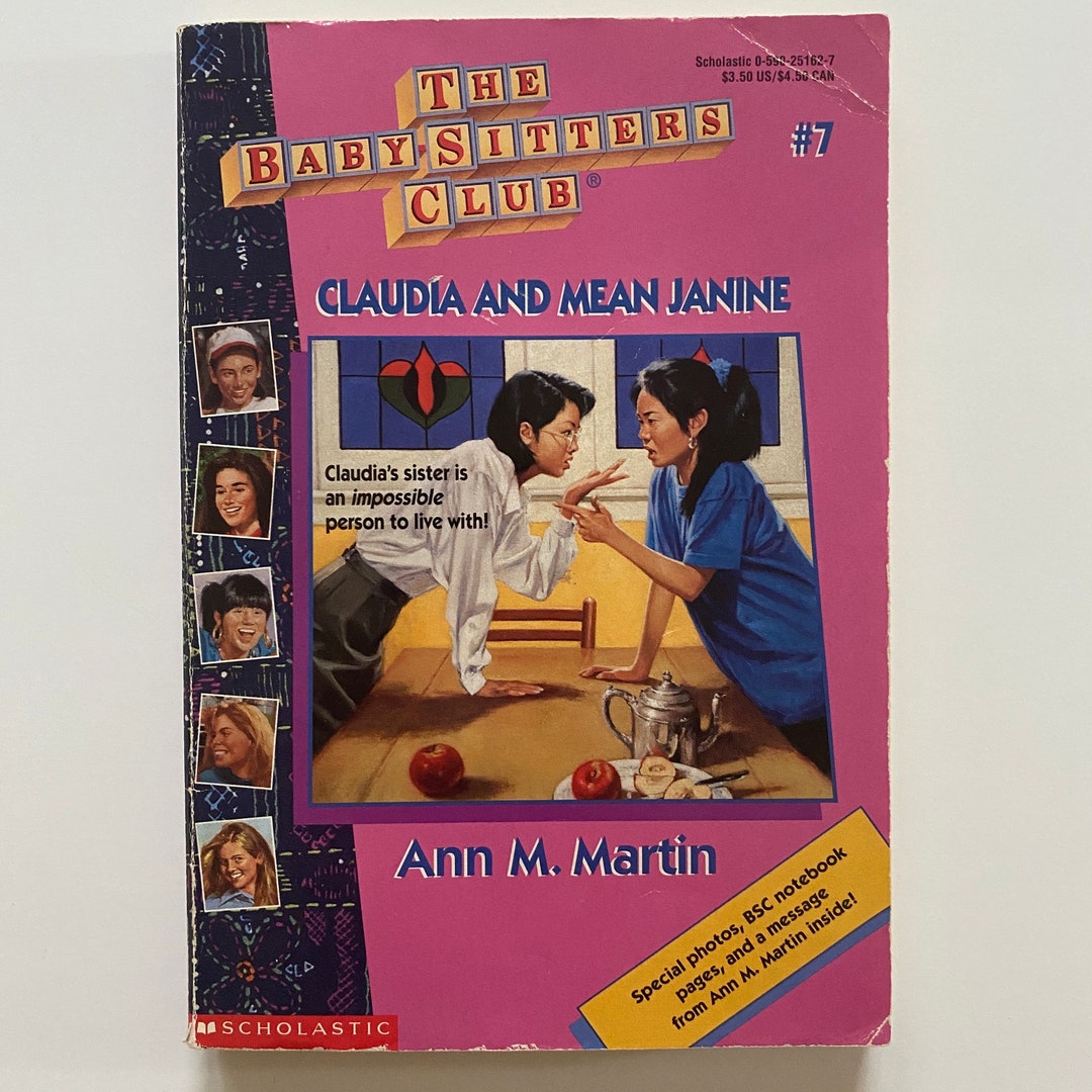 The Babysitters Club #7 Claudia and Mean Janine Paperback Chapter Book ...