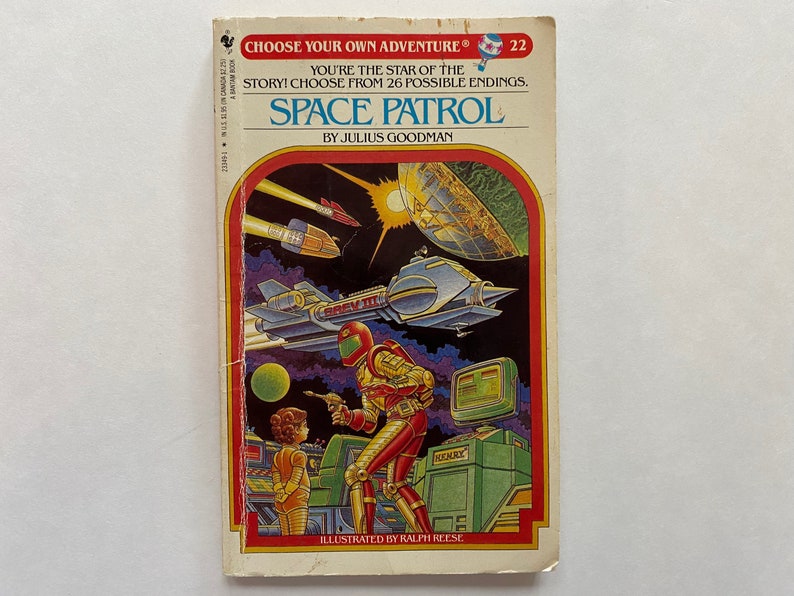 Choose Your Own Adventure #22 Space Patrol Paperback Chapter Book - Etsy