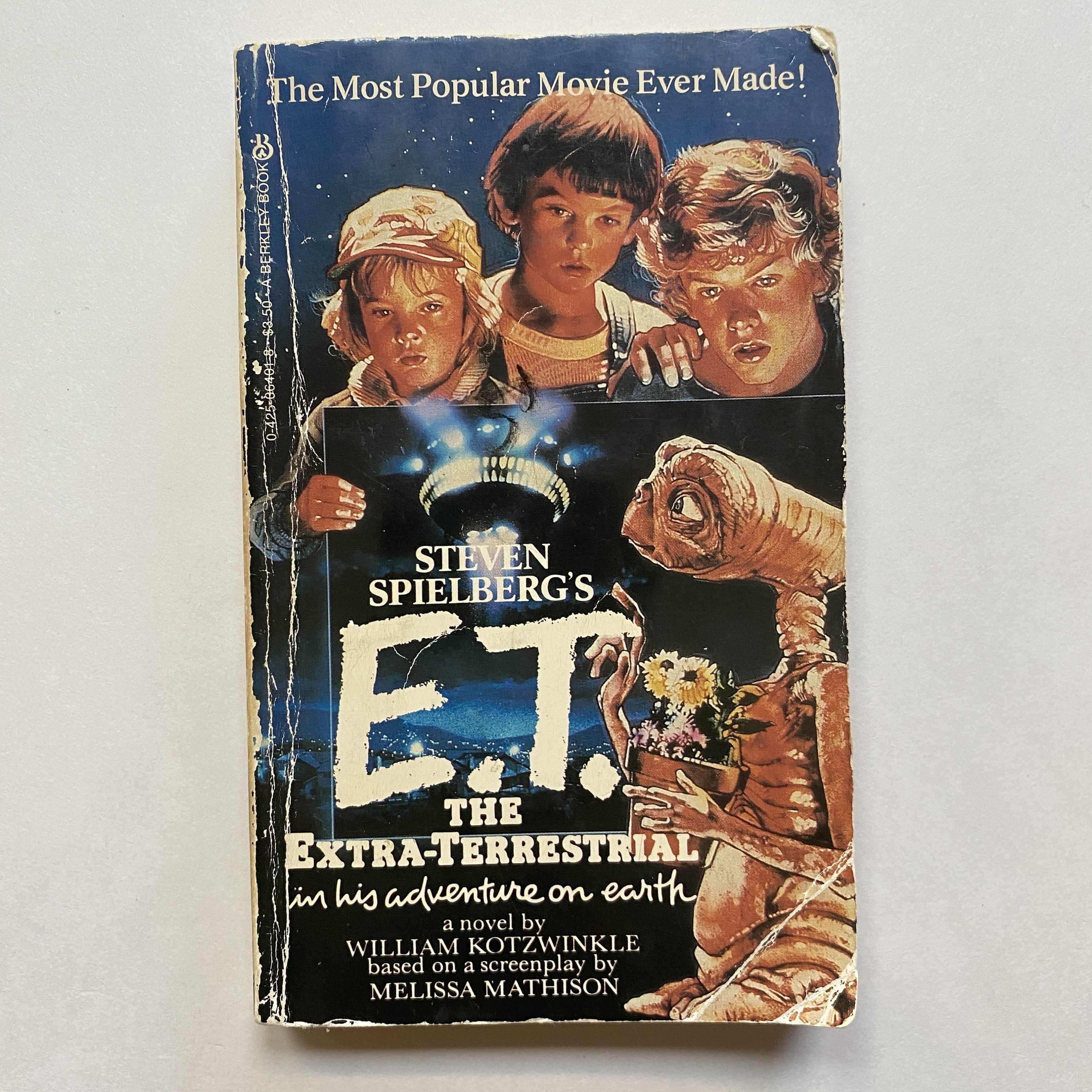 1982 E.T the Extra Terrestrial Novelization Paperback Book 80s Berkley ...