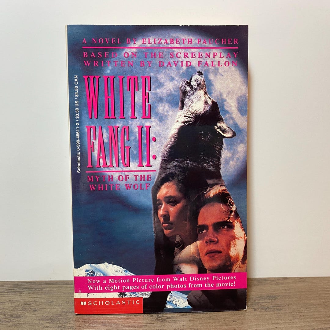White Fang 2 Myth of the White Wolf 1994 Paperback Book - Etsy
