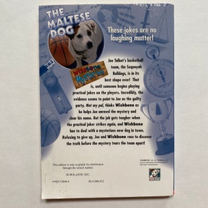Wishbone Mysteries #6 the Maltese Dog Paperback Chapter Book - Etsy