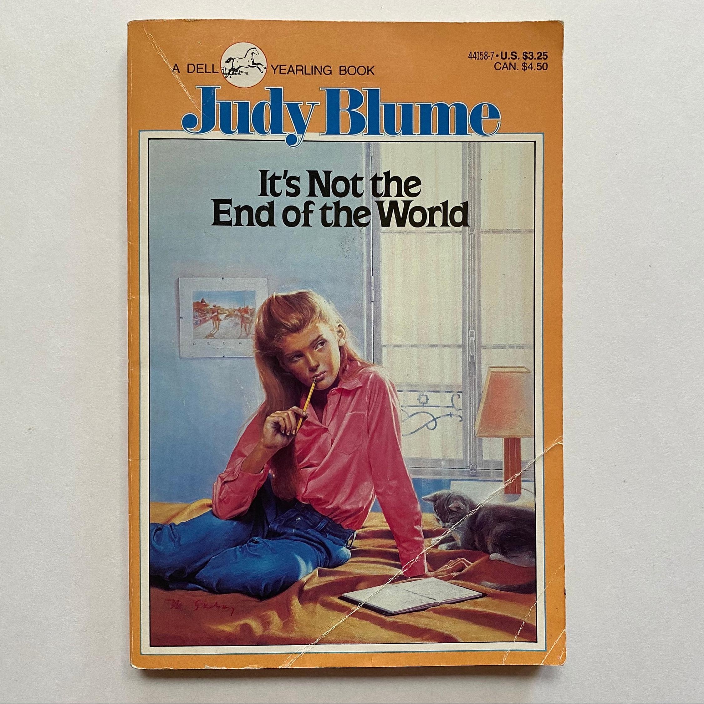 1986 Judy Blume It’s Not the End of the World Paperback Book / Dell ...