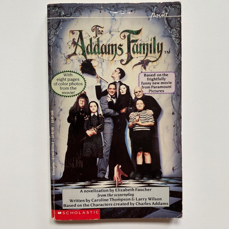 1991 Addams Family Novelization Paperback Chapter Book Based on the ...