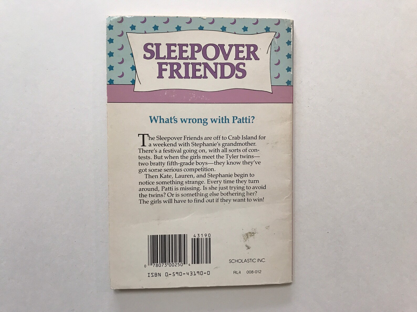 1990 Sleepover Friends Paperback Chapter Book / #27 Where’s Patti ...