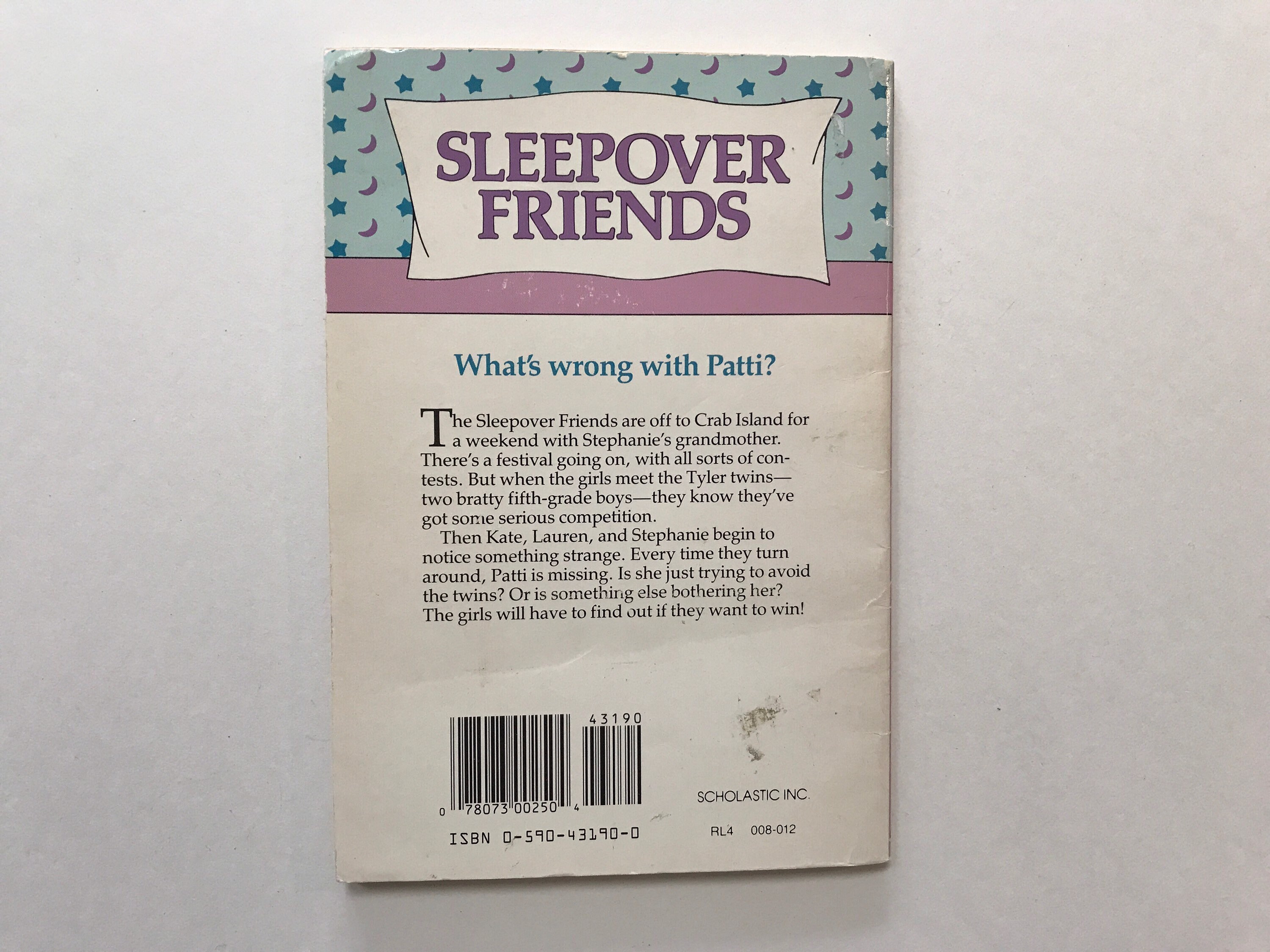 1990 Sleepover Friends Paperback Chapter Book / #27 Where’s Patti ...