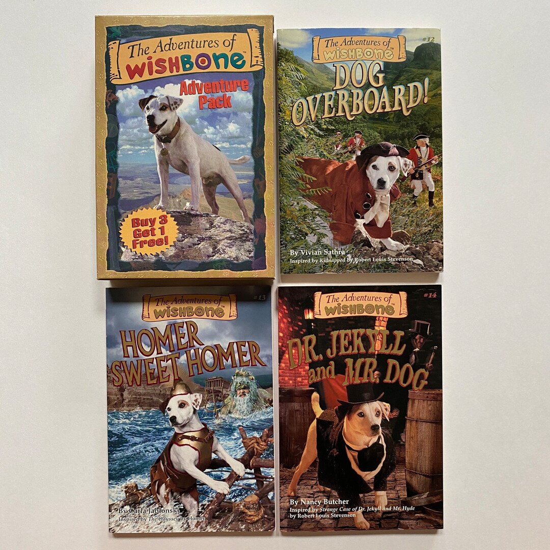 Wishbone Adventures BOXSET Dog Overboard Homer Sweet Homer Dr Jekyll ...
