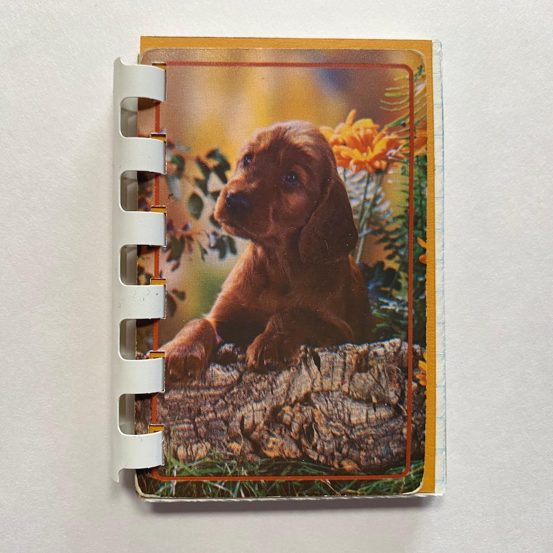 NOTEBOOK Made From Vintage Playing Card Handmade Stationary Pocket ...