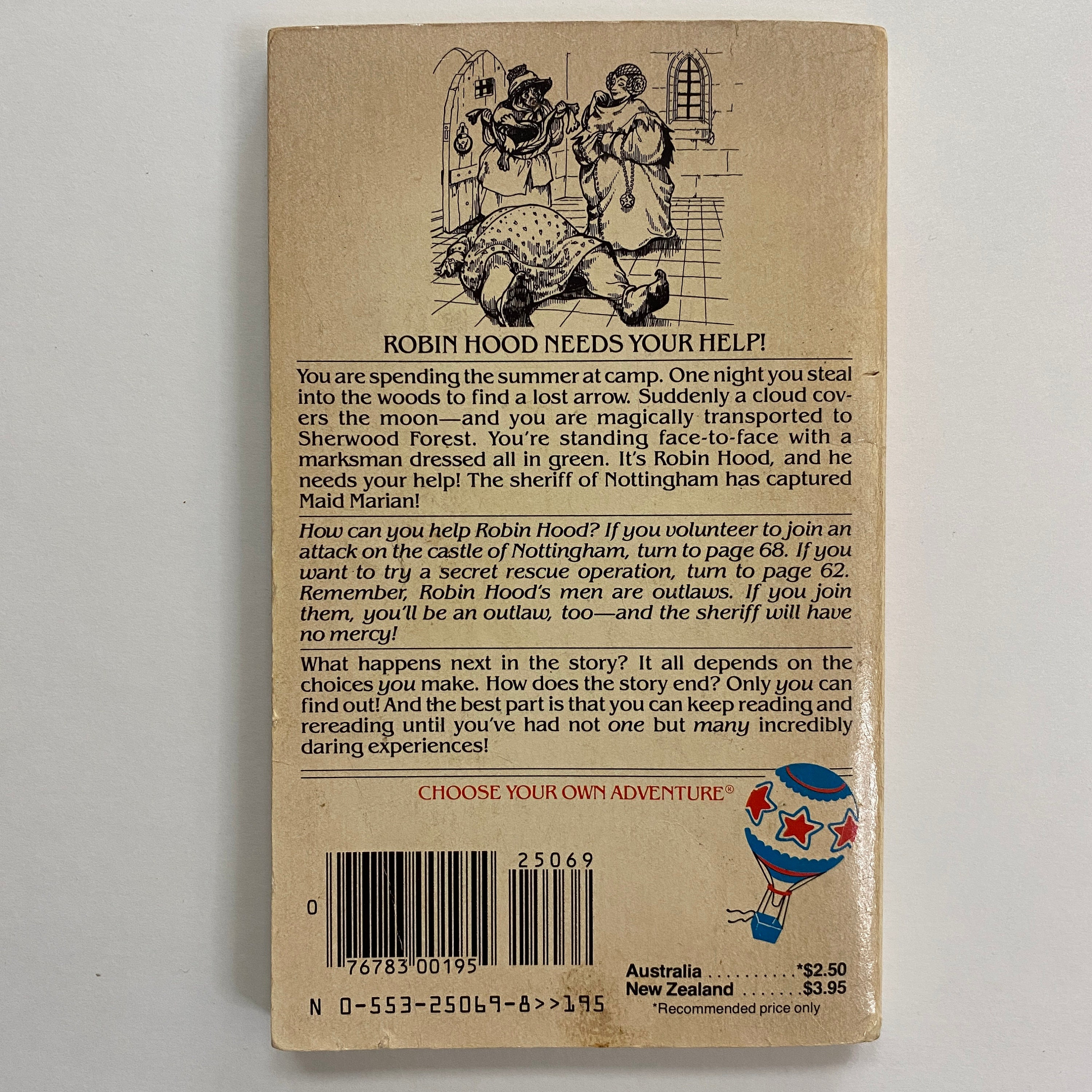 Choose Your Own Adventure #47 Outlaws of Sherwood Forest Paperback ...
