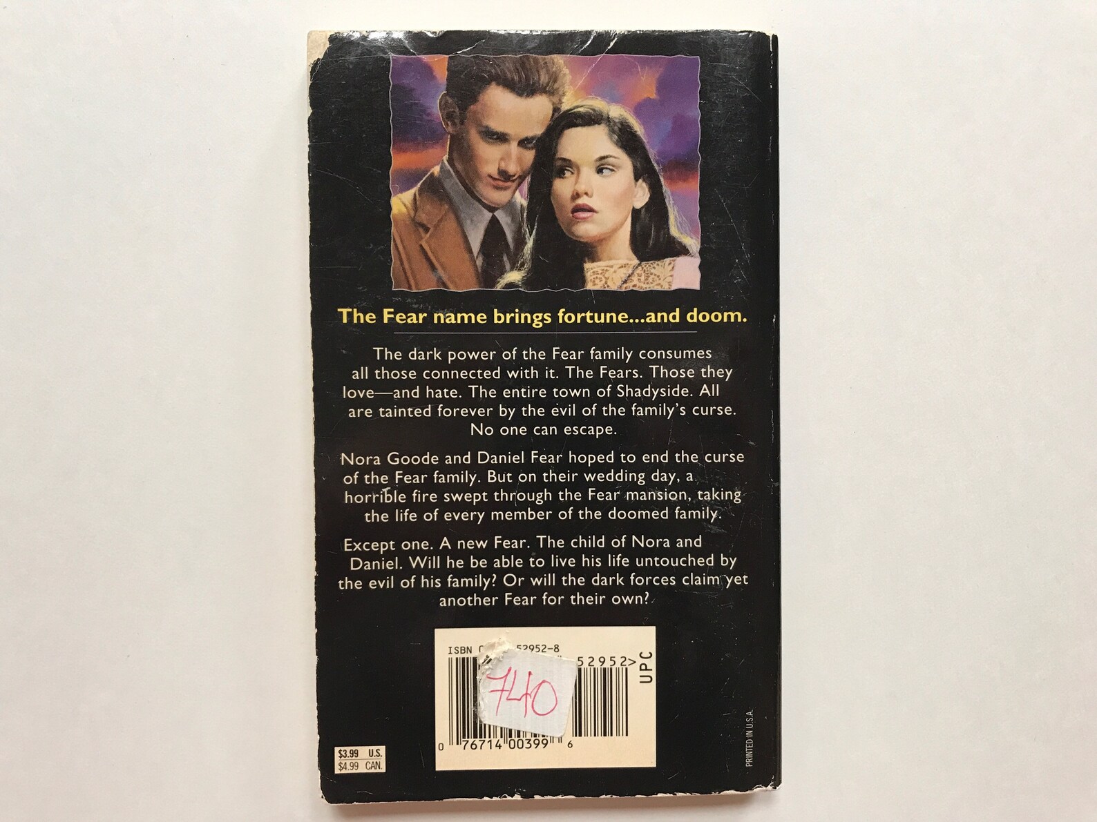 1996 Fear Street Sagas #1 A New Fear Paperback Chapter Book by RL Stine ...