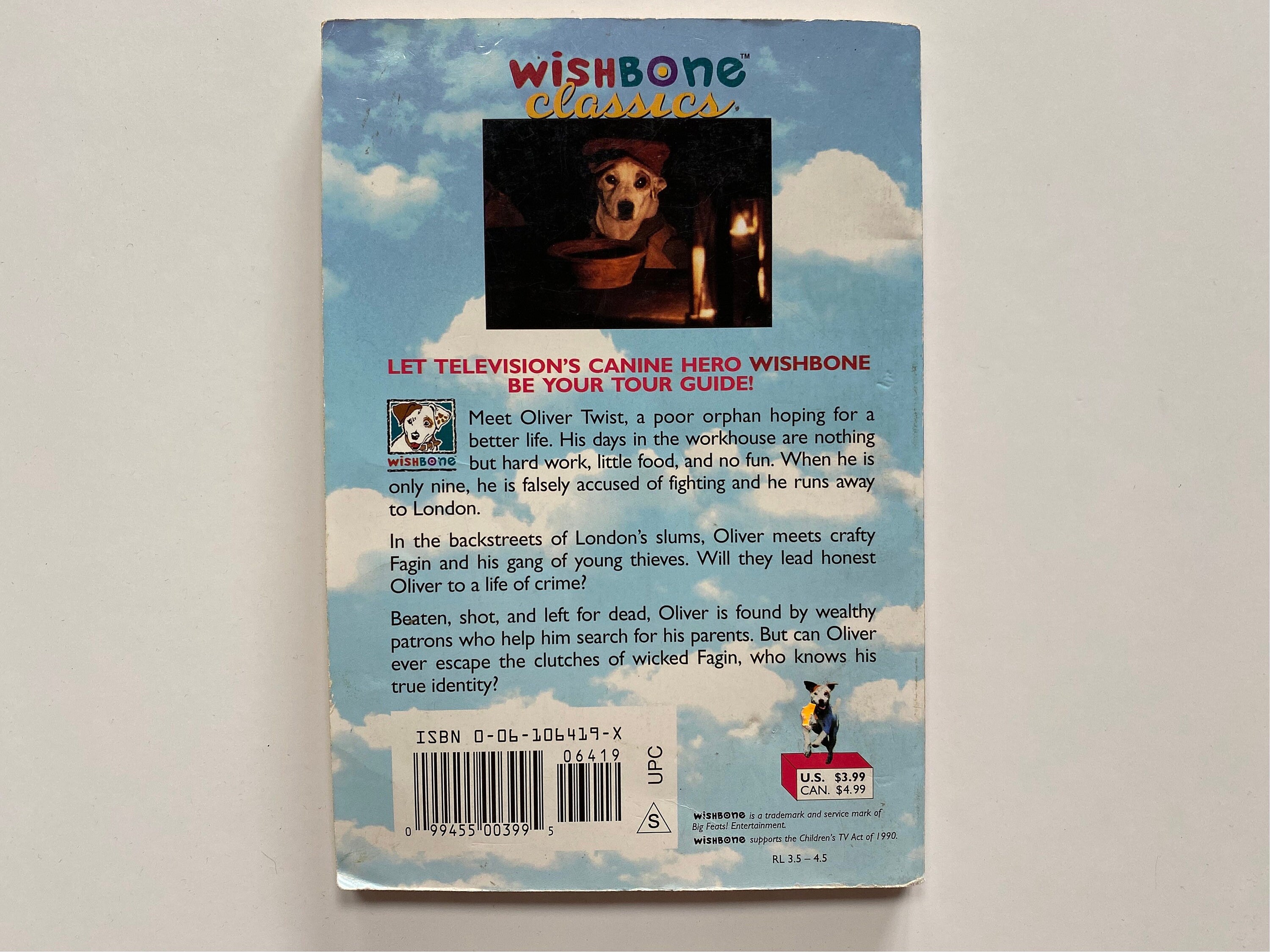 Wishbone Classics 5 Oliver Twist Paperback Chapter Book - Etsy