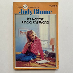 1986 Judy Blume Its Not the End of the World Paperback Book / Dell ...
