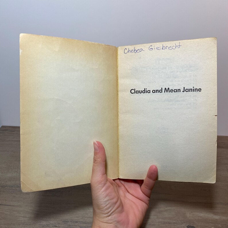 The Babysitters Club #7 Claudia and Mean Janine Paperback Chapter Book ...