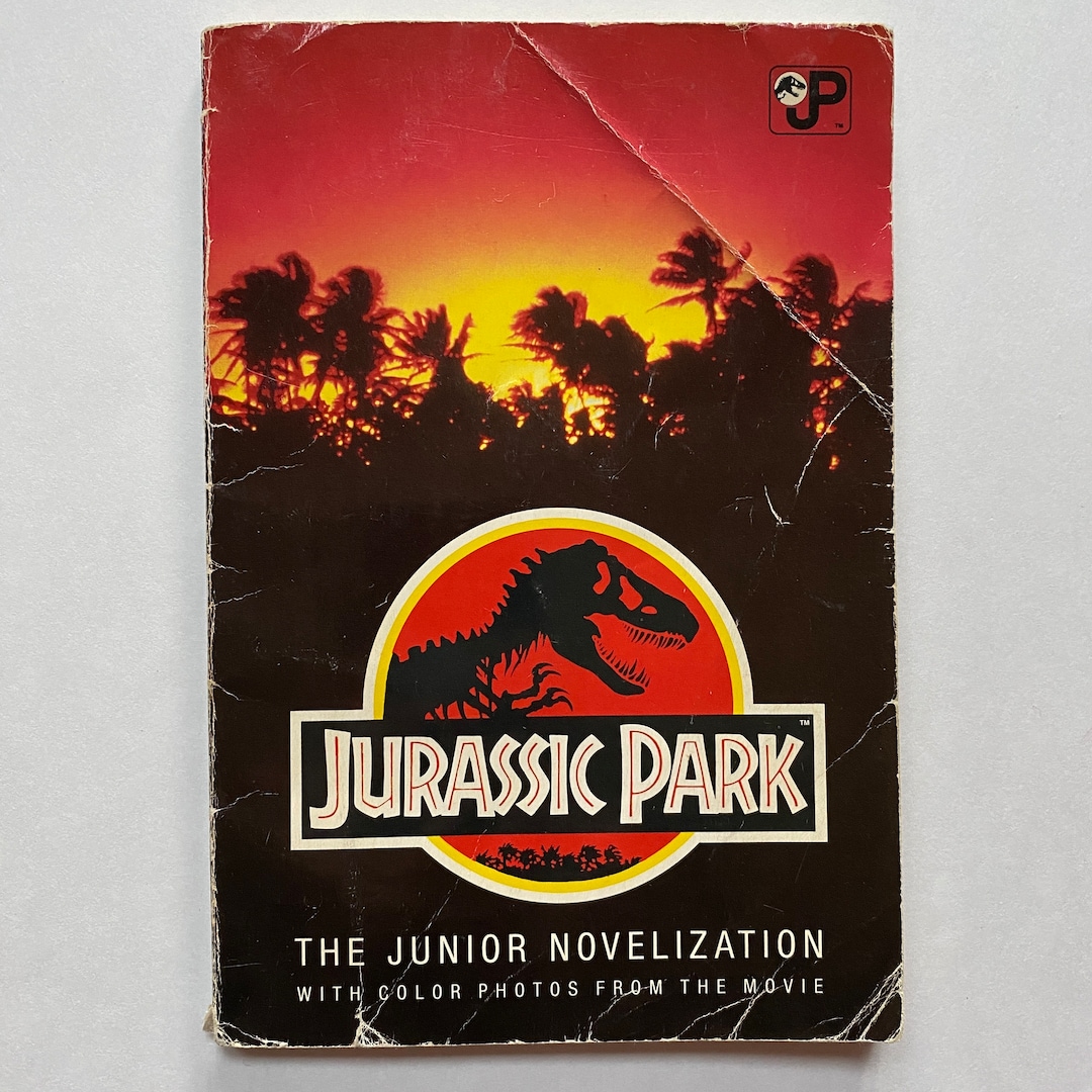 Vintage Jurassic Park Movie Novelization Book Paperback Chapter Book ...