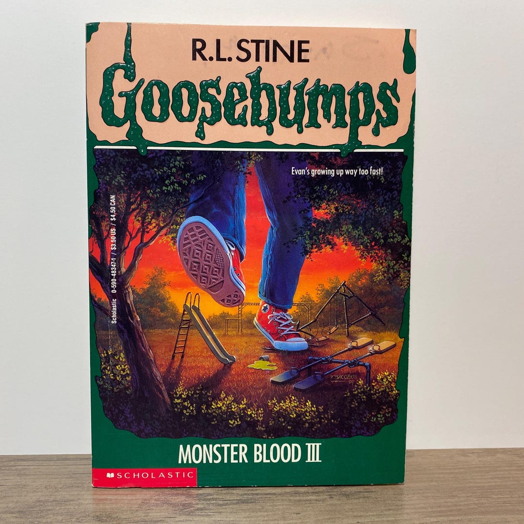 Goosebumps #29 Monster Blood 3 Paperback Book by RL Stine - Etsy