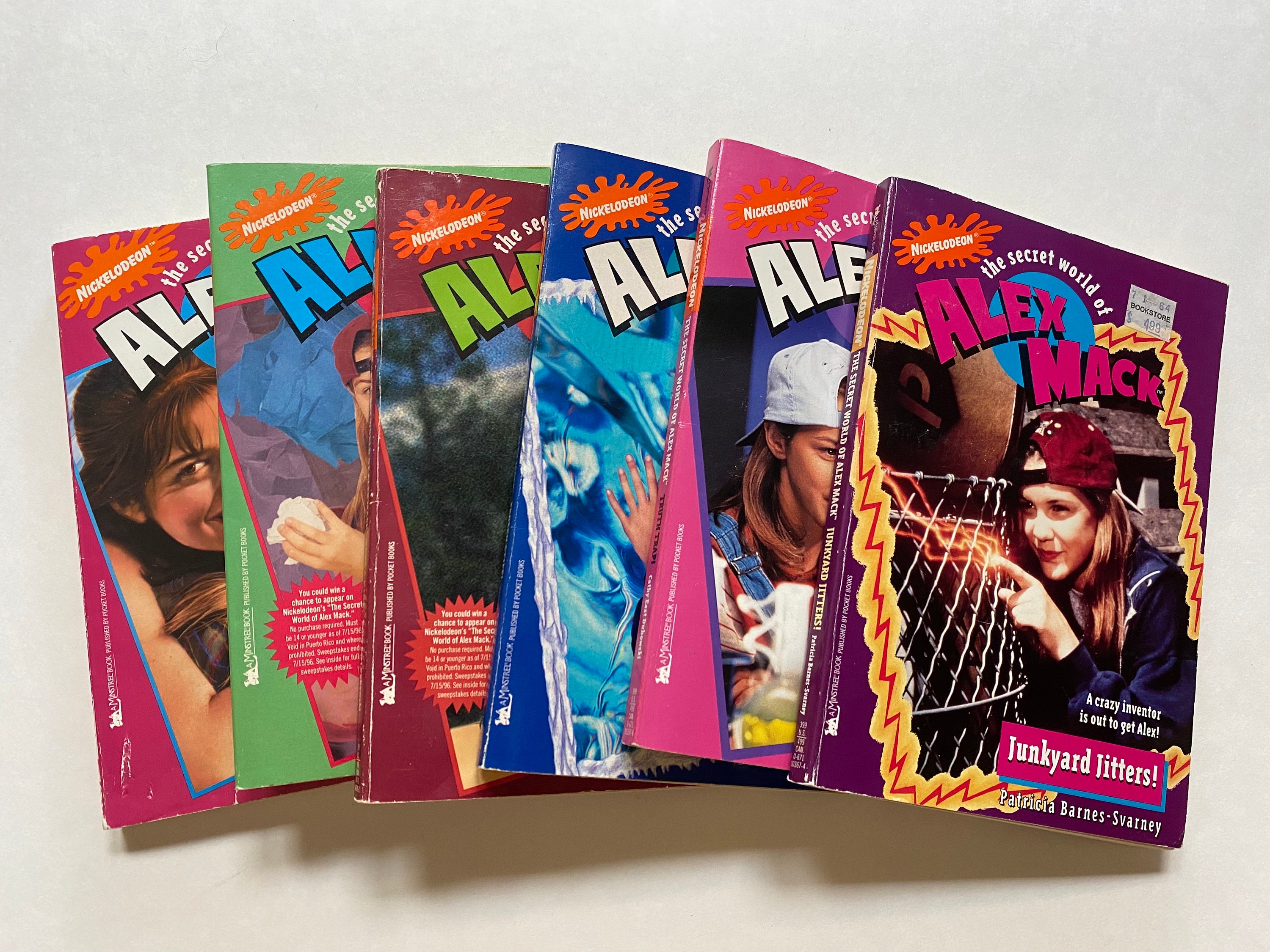 1990s the Secret World of Alex Mack Paperback Chapter Books LOT ...