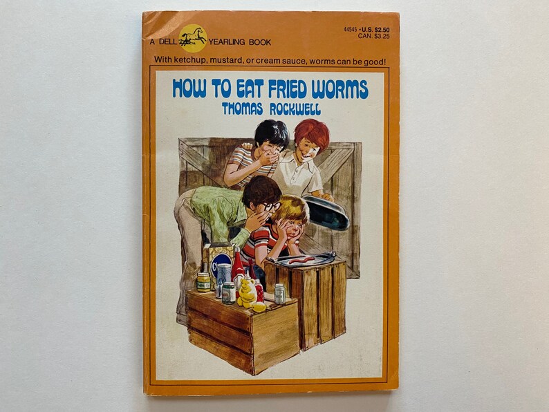 How to Eat Fried Worms by Thomas Rockwell Kids Chapter Book - Etsy