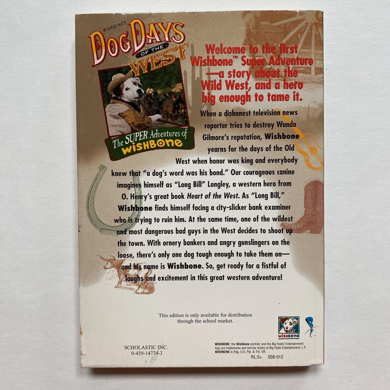 Wishbone Super Adventures #1 Dog Days of the West Paperback Chapter ...
