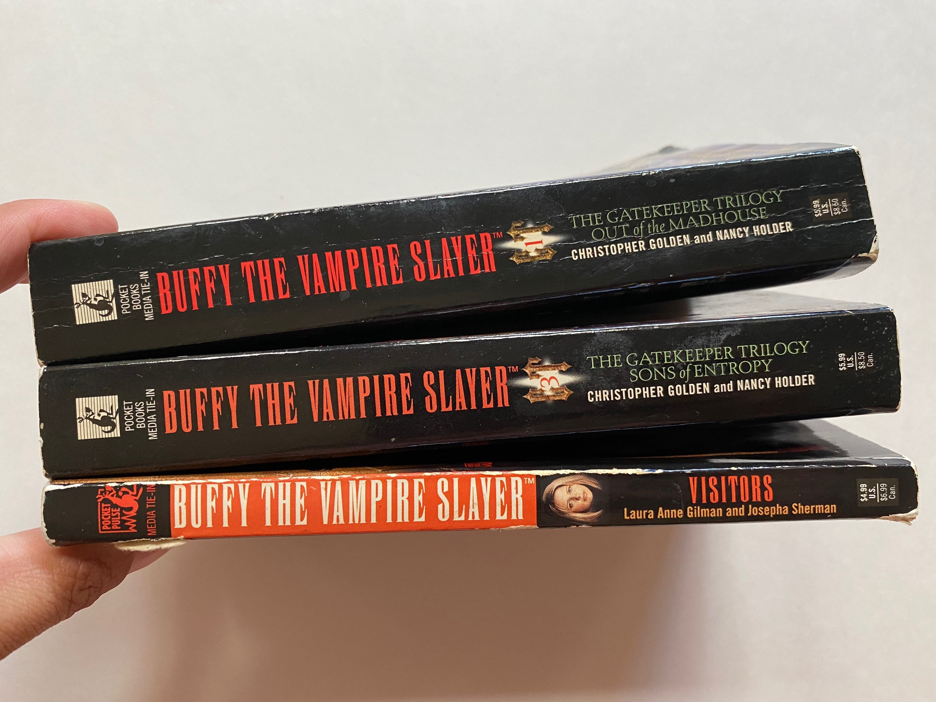 1990s Buffy the Vampire Slayer Books Based on the TV Series 90s ...