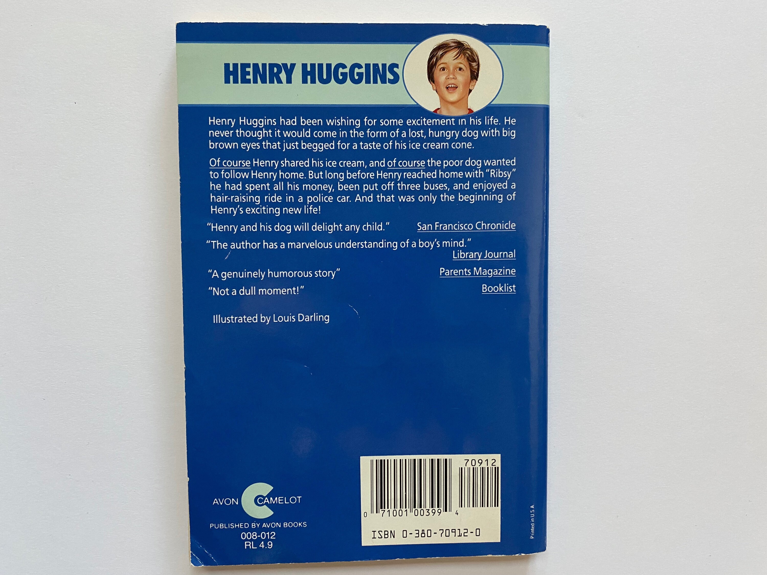 1990 Henry Huggins Paperback Chapter Book by Beverly Cleary - Etsy