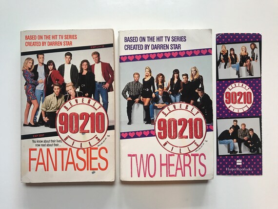 Vintage 90210 Paperback Chapter Books and Bookmark TV Show 90s | Etsy