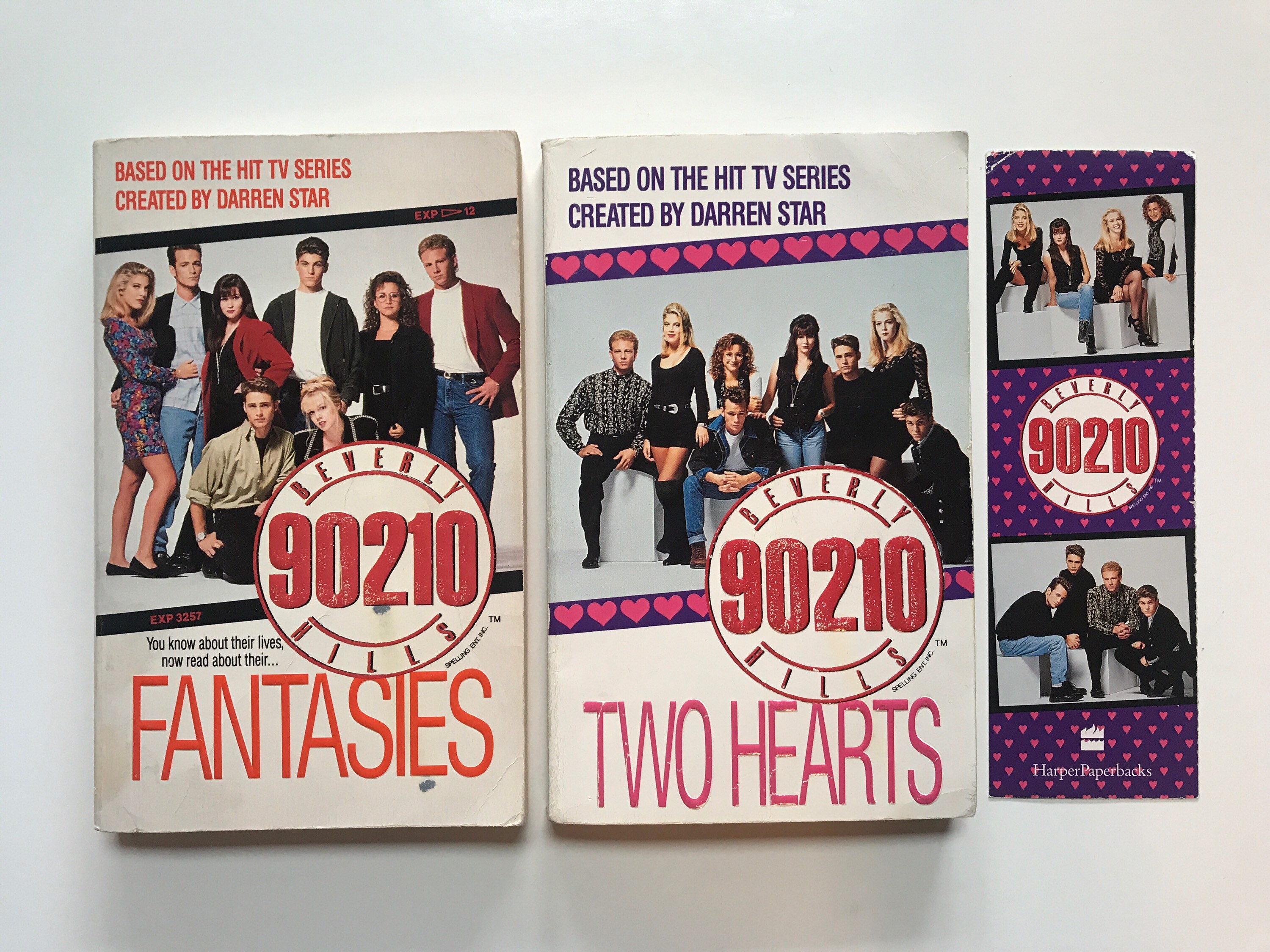 Vintage 90210 Paperback Chapter Books and Bookmark TV Show 90s | Etsy