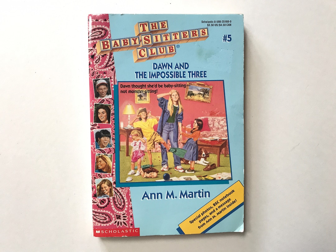 The Babysitters Club #5 Dawn and the Impossible Three Paperback Chapter ...