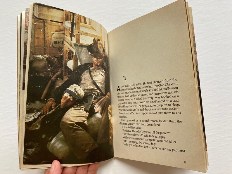 1984 Indiana Jones and the Temple of Doom Movie Novelization Book 80s ...