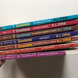 Goosebumps LOT Paperback Book by RL Stine for Kids Teens Young Adults ...