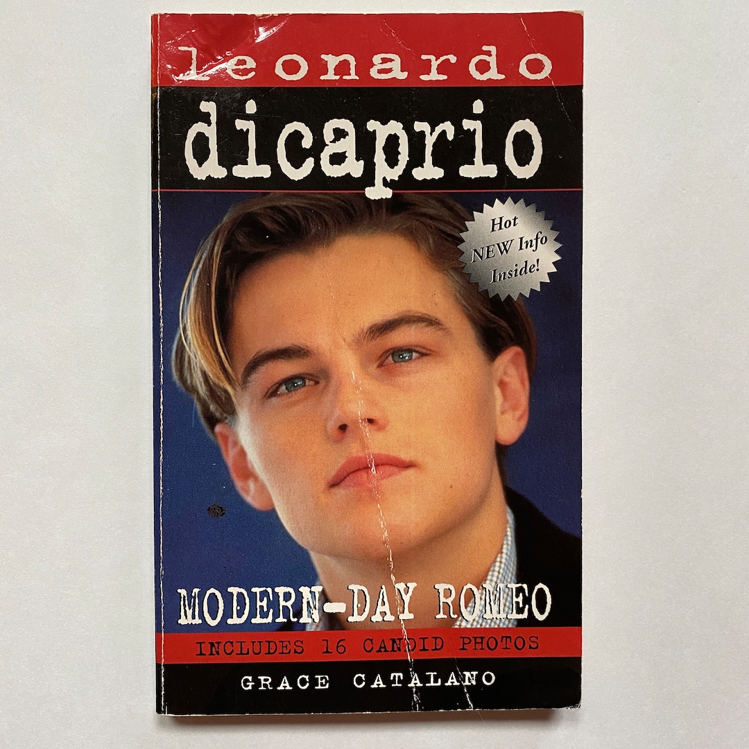 1997 Leonardo Dicaprio Modern Day Romeo Paperback Book With Photos 90s ...