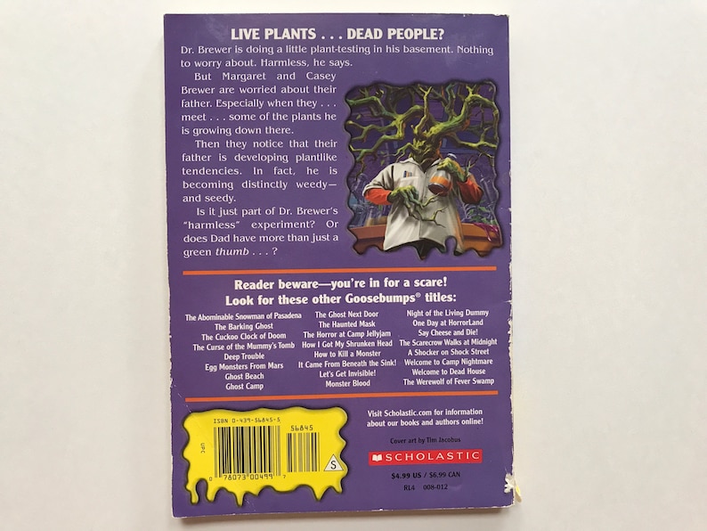Goosebumps #2 Stay Out of the Basement Paperback Book by RL Stine - Etsy