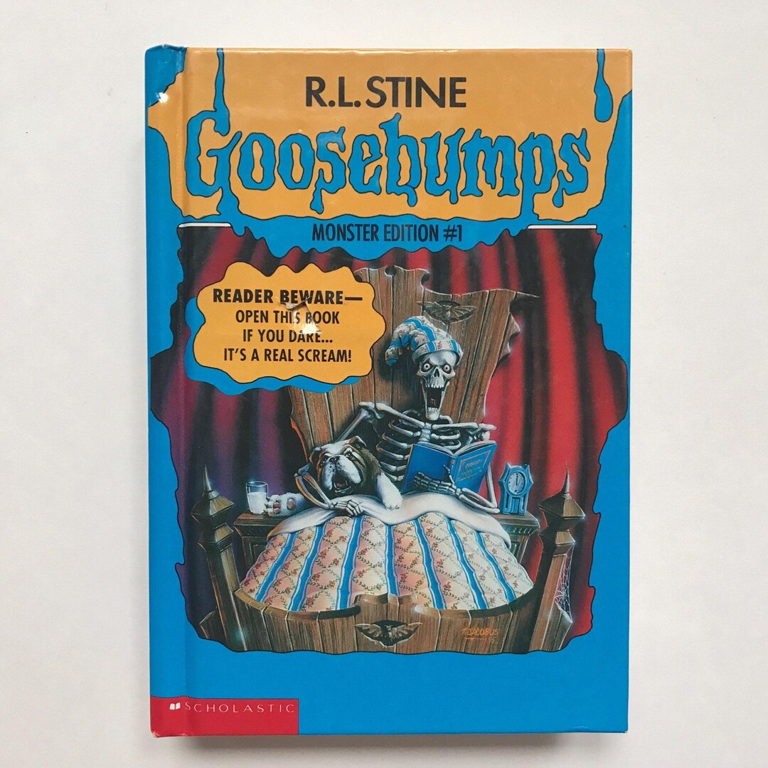 Goosebumps Monster Edition Book by RL Stine Damaged Cover Hardcover - Etsy