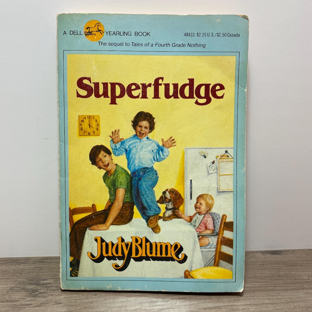 Superfudge Book by Judy Blume 1981 Paperback Kids Novel Dell Yearling ...