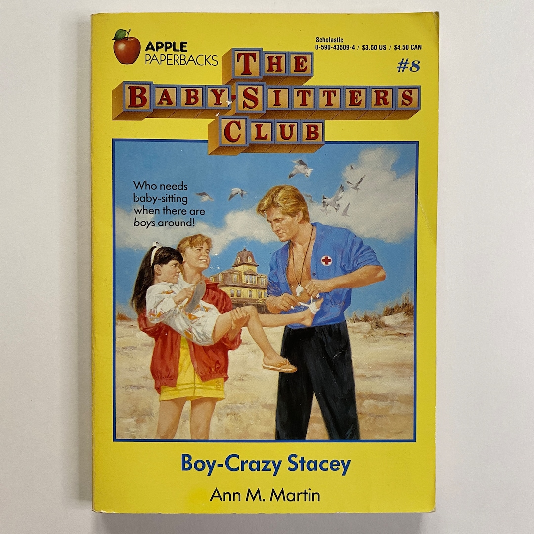 The Babysitters Club #8 Boy Crazy Stacey Paperback Chapter Book by Ann ...
