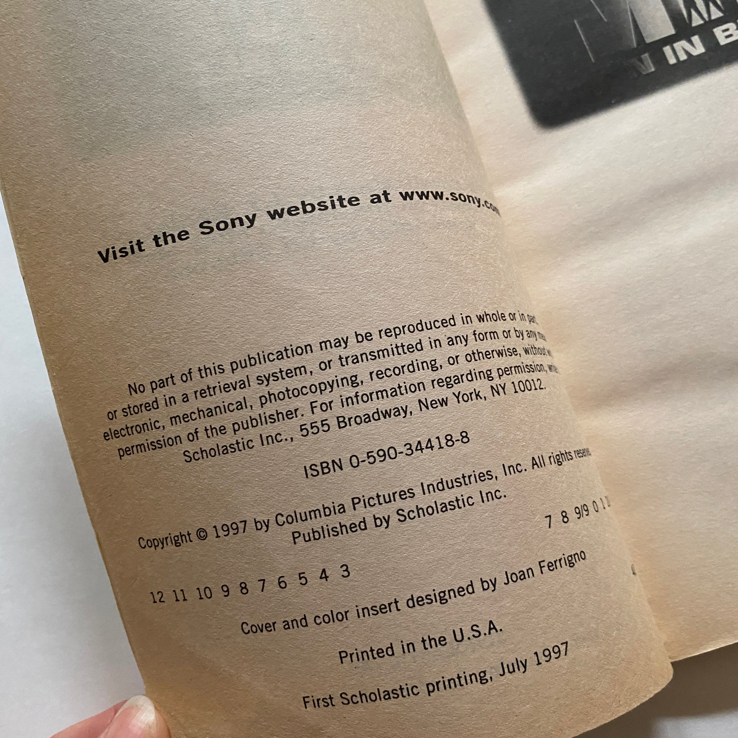 Men in Black Paperback Novelization Book Based on the Movie 1997 - Etsy